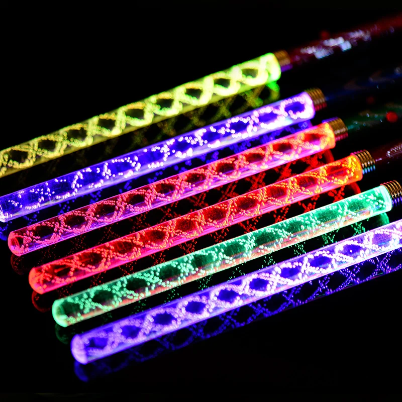 New-Styles-light-up-cheering-Glow-Sticks-Acrylic-led-Flashing-Wand-For ...