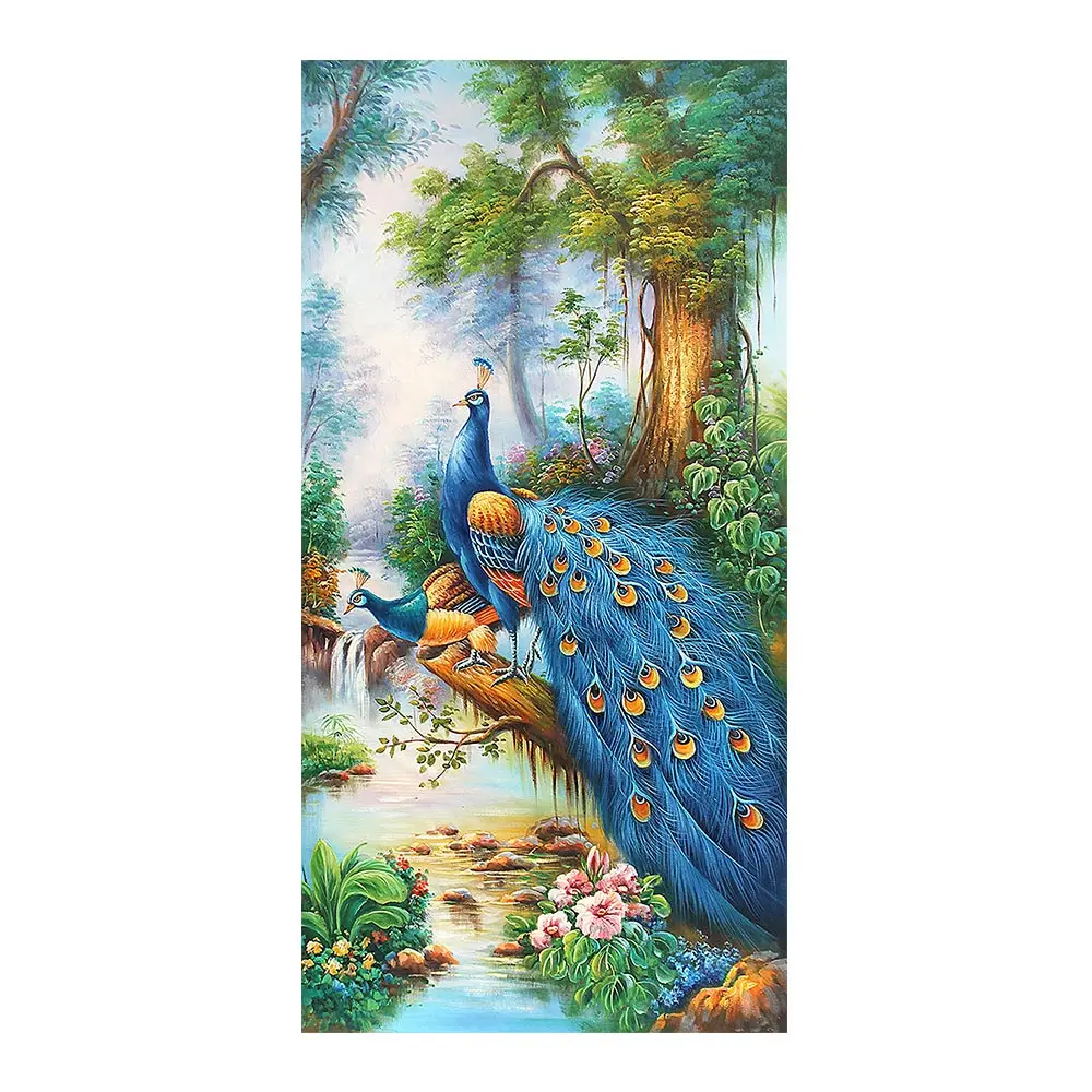 Lukisan Burung Merak