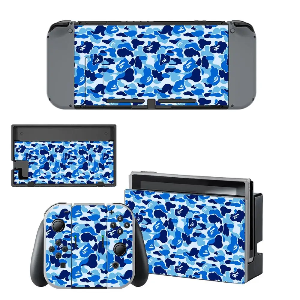Nintendo Switch Skin Sticker Vinyl Decal Set for Console Joy-Con Dock ...
