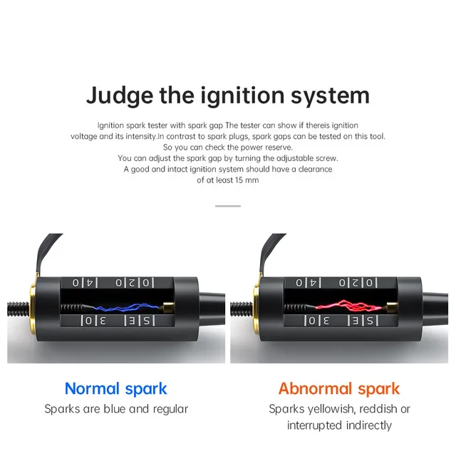 Adjustable High Energy Ignition Spark Plug Tester Pick Up Coil ...