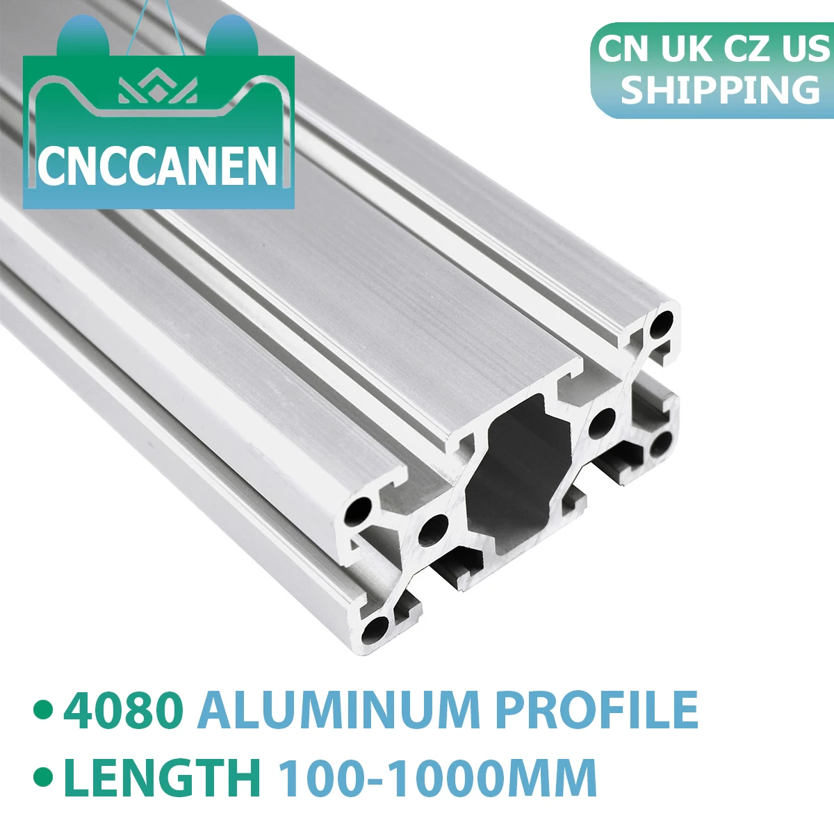 4080 Aluminum Profile Extrusion European Standard Anodized Linear Rail ...