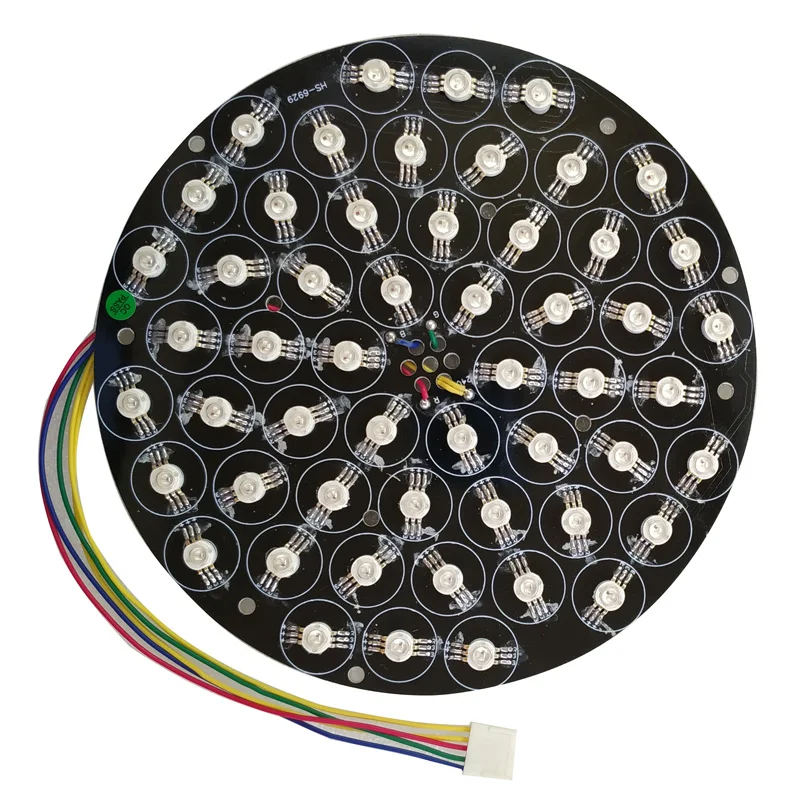 180mm 방수 54PC 3W LED Par 조명 보드 무대 조명 RGB LED 24V 36V Par 램프 비즈 Led 광원 ...