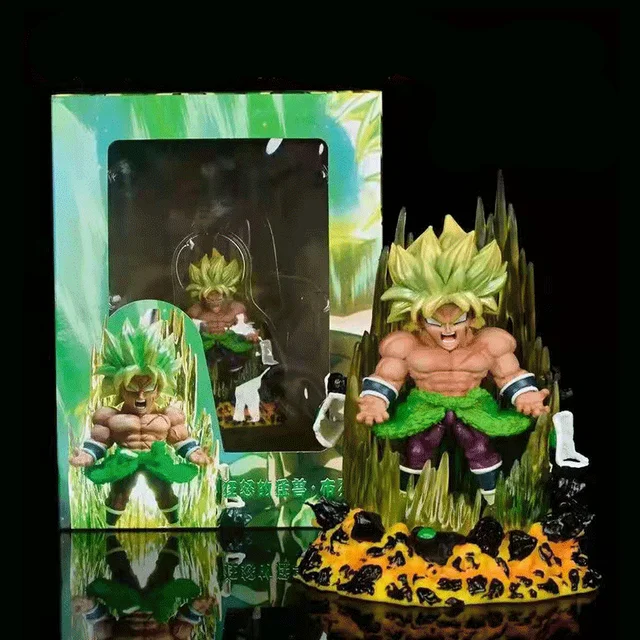 Chibi Gashapon, Mini Figura Broly Super Full Power con Luz - dragon ball