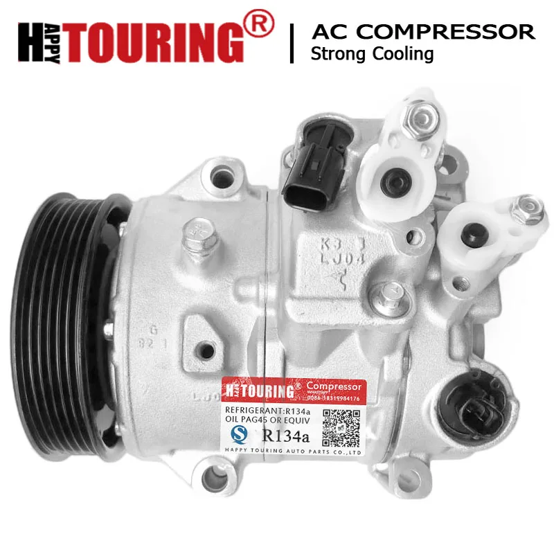 TSE17C AC Compressor for Toyota Rav4 4cyl Engine 2009-2012 88310-0R010 ...