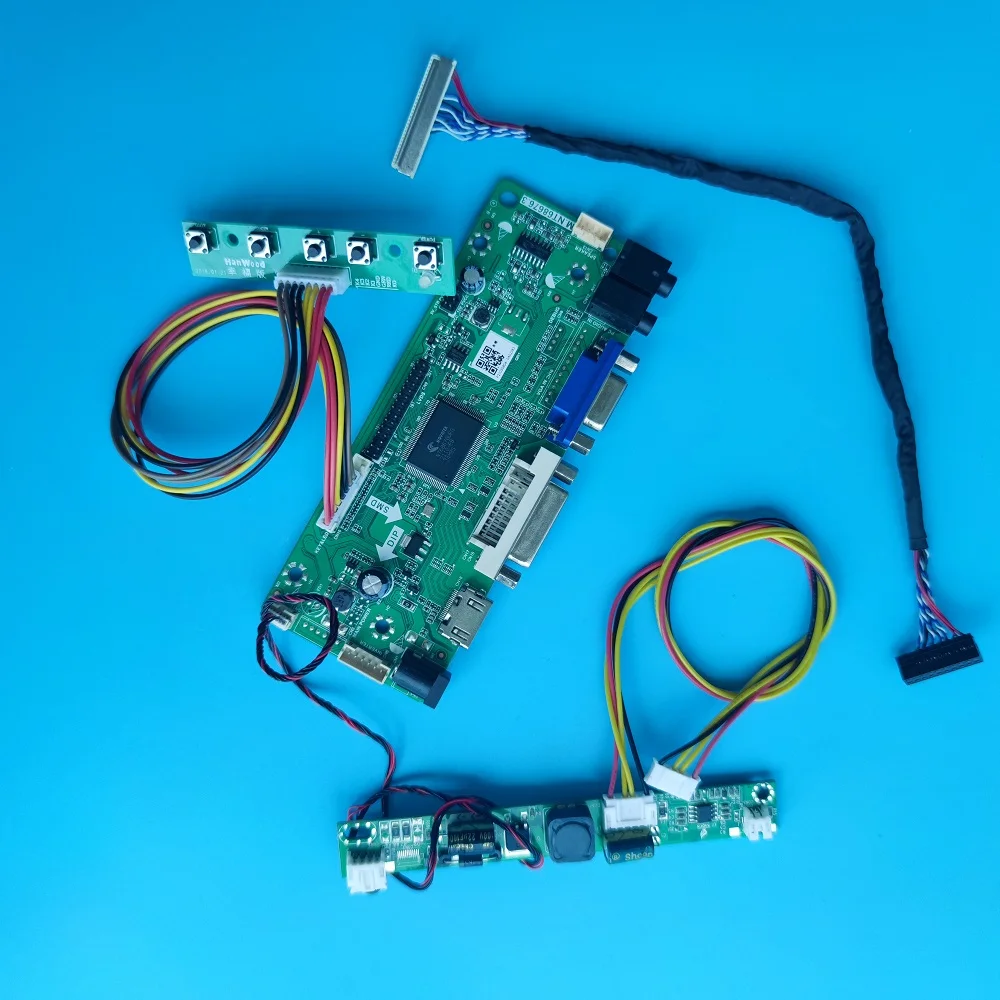 Placa controladora M.NT68676, Kit de controlador de tarjeta DVI, VGA, LCD, bricolaje, LVDS, 30 ...