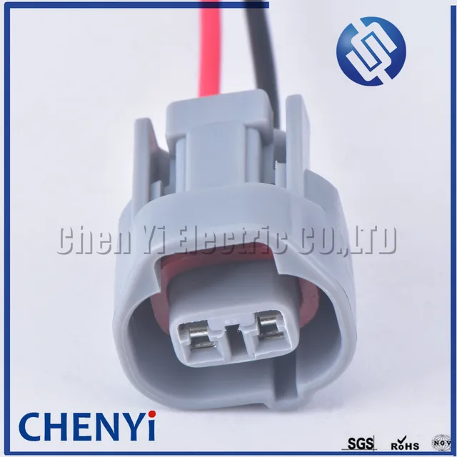 2 Pin female automotive waterproof electrical sensor plug connector ...