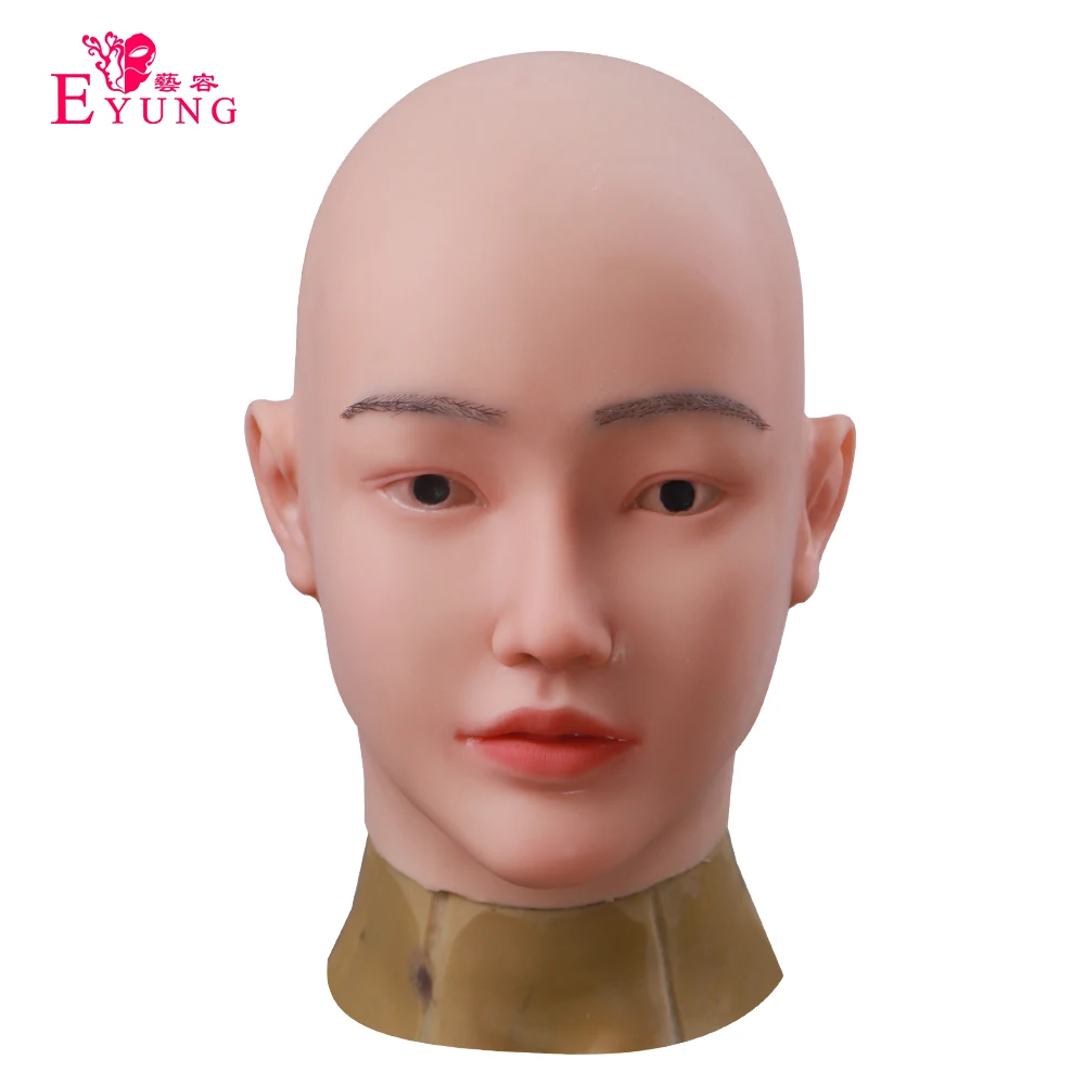 2020 Silicone Head Mask Fake Face Mask Handmade For Cosplay Cossdresser ...