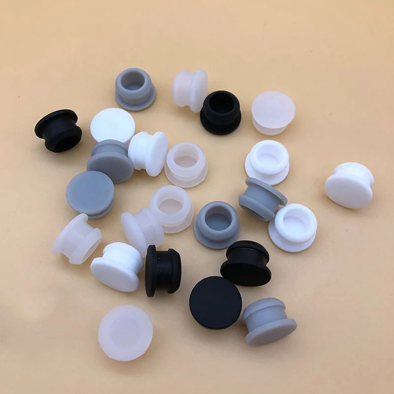 2-5Pcs-Snap-on-Silicone-Rubber-Hole-Caps-Blanking-End-Plugs-Cover ...