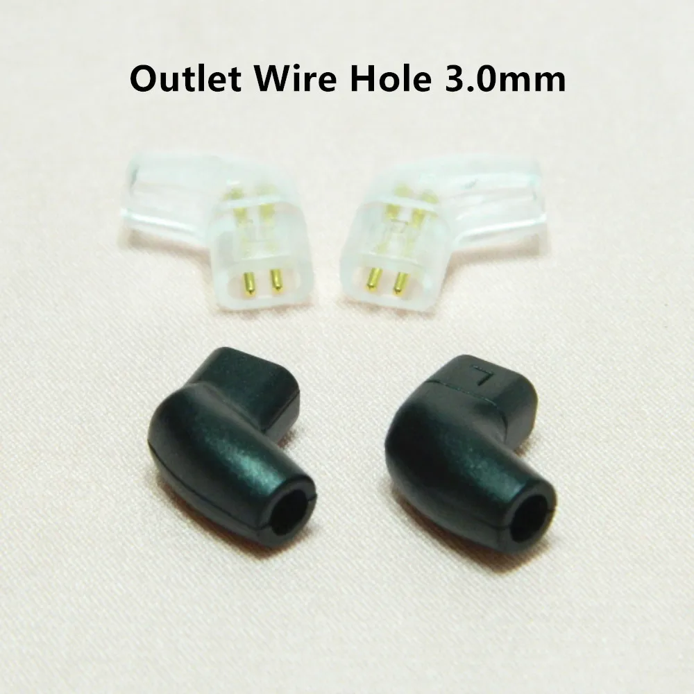 QDC-0-75mm-2-Pin-wtyczka-s-uchawek-poz-acane-s-uchawki-z-cze-przewodu ...