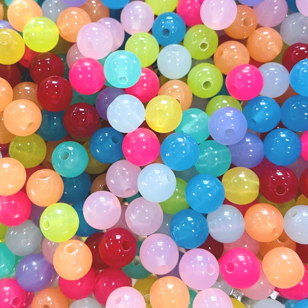 DIY-Acrylic-Translucent-Beads-for-Jewelry-Bracelet-Necklace-Making ...