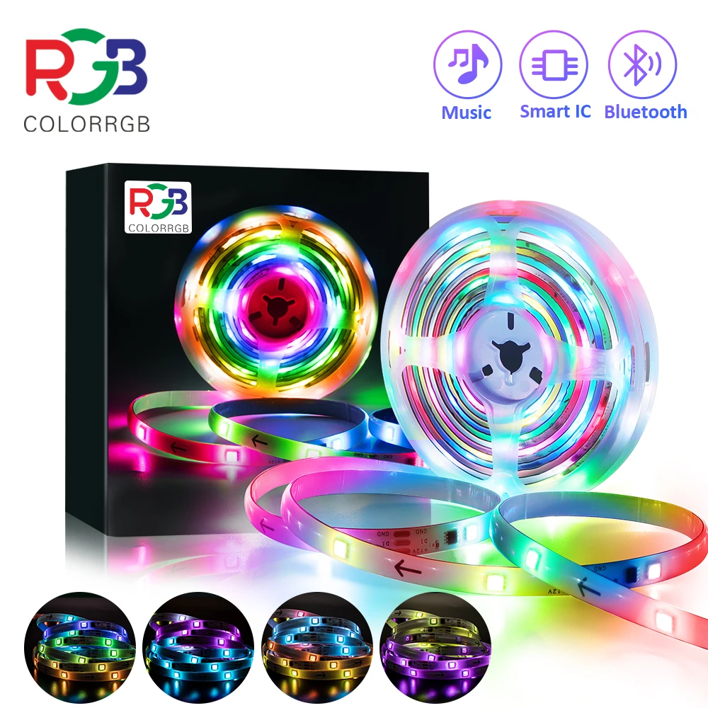 Christmas-Light-RGBIC-LED-Strip-Lights-IP65-waterproof-Segmented-DIY ...