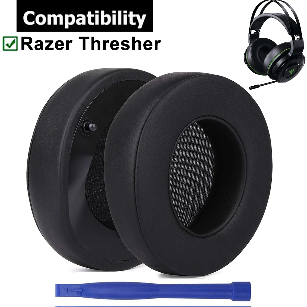 1pair Replacement Earpads Ear Pads Cushion For Razer Thresher Ultimate ...