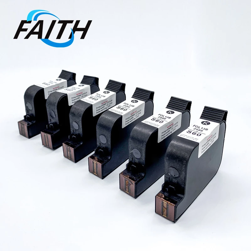 Faith 60 Pieces Ink Cartridge Inkjet Printer Hand Jet Eco Solvent Fast ...