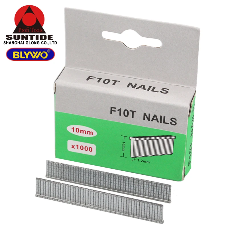 1000 Pcs T Shape Staples F10T/F12T Nails For 3-way Manual Heavy Duty ...