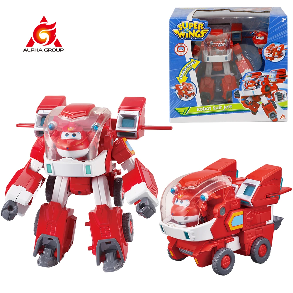 Super Wings Large Robot Suit Jett & Donnie 3 in 1 robot ,vehicle ...