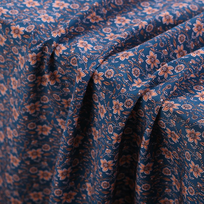 114 см широкая натуральная шелковая ткань для платья метр драпировка ...