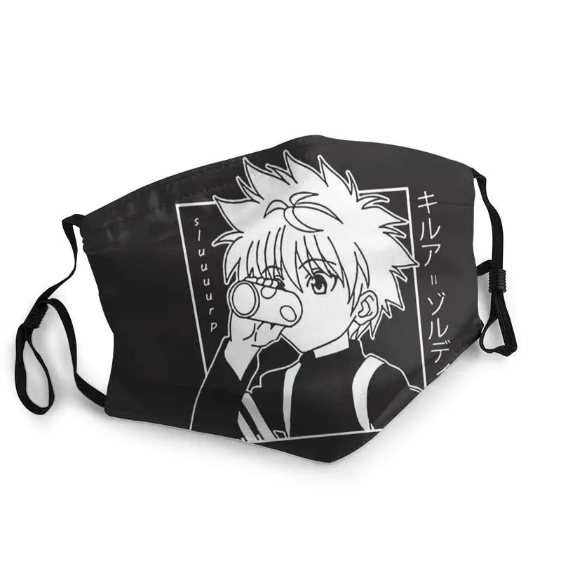 Hunter X Hunter Mask Reusable Killua Zoldyck Anime Manga Hxh Face Mask ...
