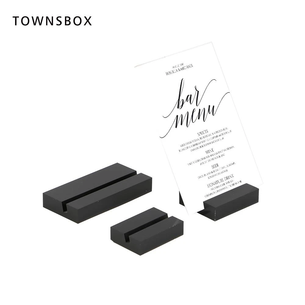Customized Letter Wedding Card Holder Stand Wedding Menu Stand Custom ...