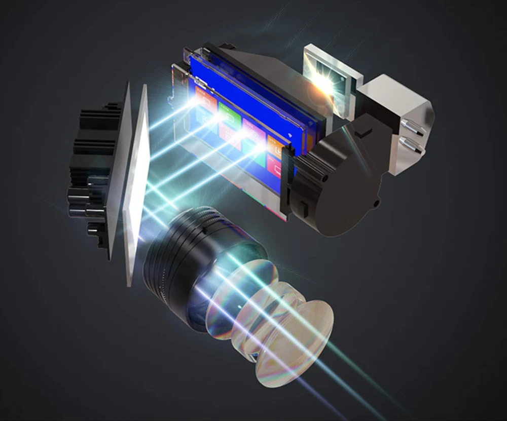 ALSTON S5 HD led projector 3800 Lumens Support 1080p portable cinema ...