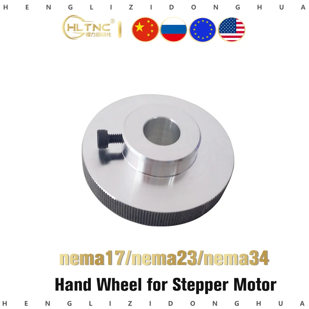 Nema17 Nema23 Nema 34 stepper motor hand wheel 5mm 6.35mm 8mm 14mm ...