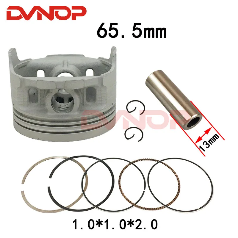 Motorcycle 65.5 Mm Piston 13 Mm Pin Ring Gasket Set For Tyan Ty190 Ty200 Ty223 Ty 223 Ty250cc ...
