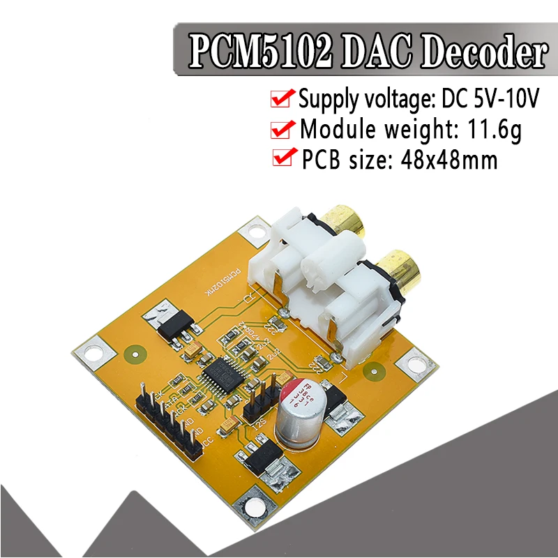 PCM5102 декодер DAC 2S плеер в сборе 32Bit 384K Beyond ES9023 PCM1794 ...