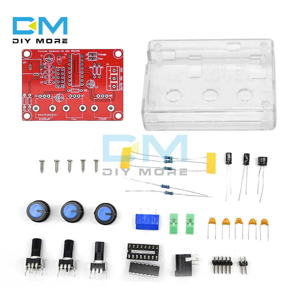 XR2206 Signal Generator Producer Function Generator Board DIY Kit ...