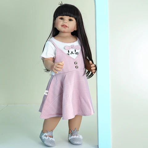 87CM Huge baby toddler girl lifelike artist desgin ball jointed real ...