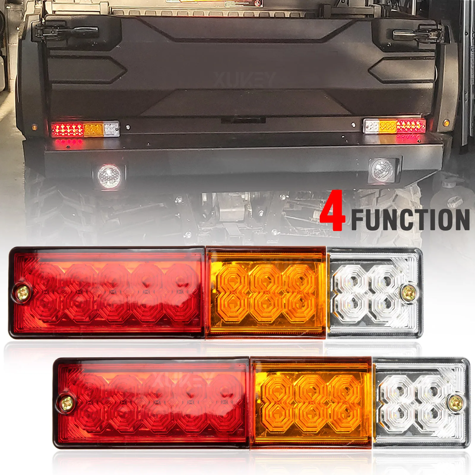 2PC-20-LED-Trailer-Rear-Tail-Light-Turn-Signal-Reverse-Stop-Brake ...
