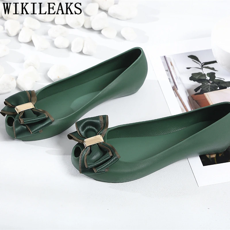 Sepatu Datar Loafer Jelly Sepatu Wanita Sepatu Wanita Fashion Sepatu ...