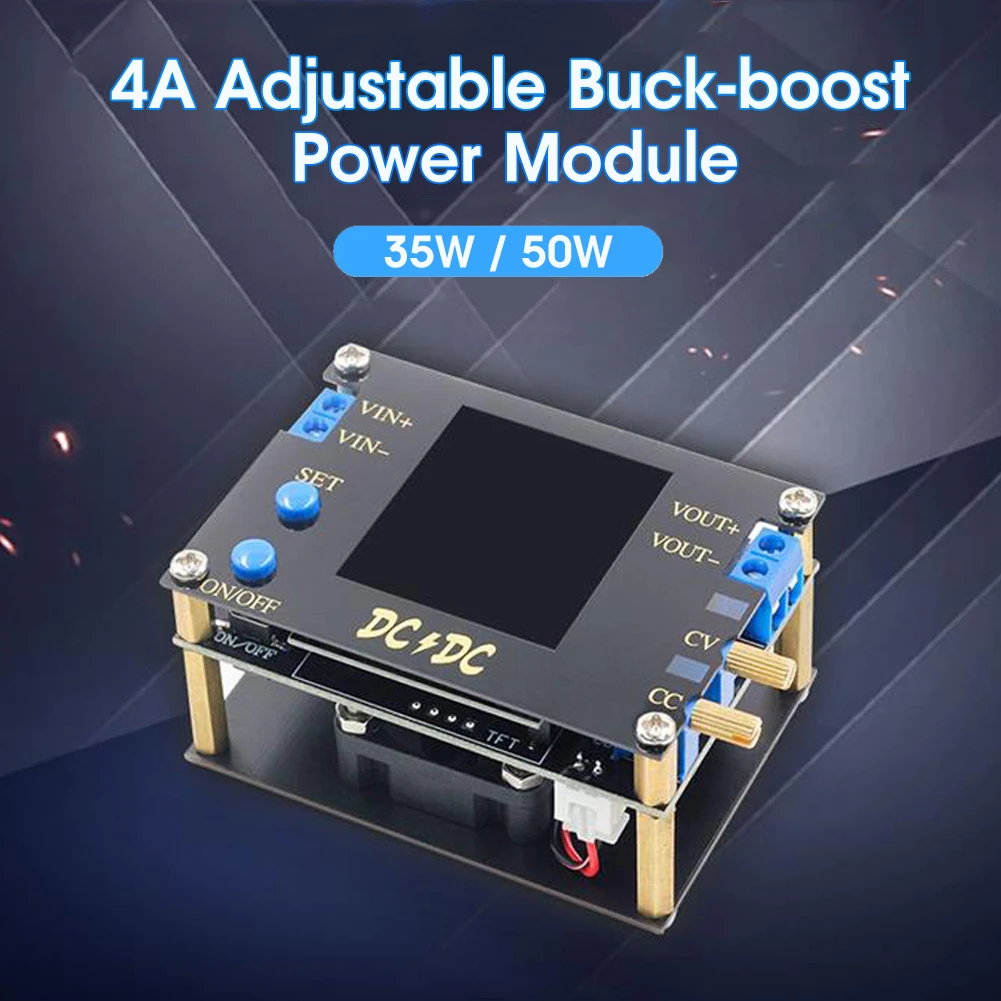 DC-DC Buck-Boost Converter Adjustable CC CV Step Up Down Power Supply ...