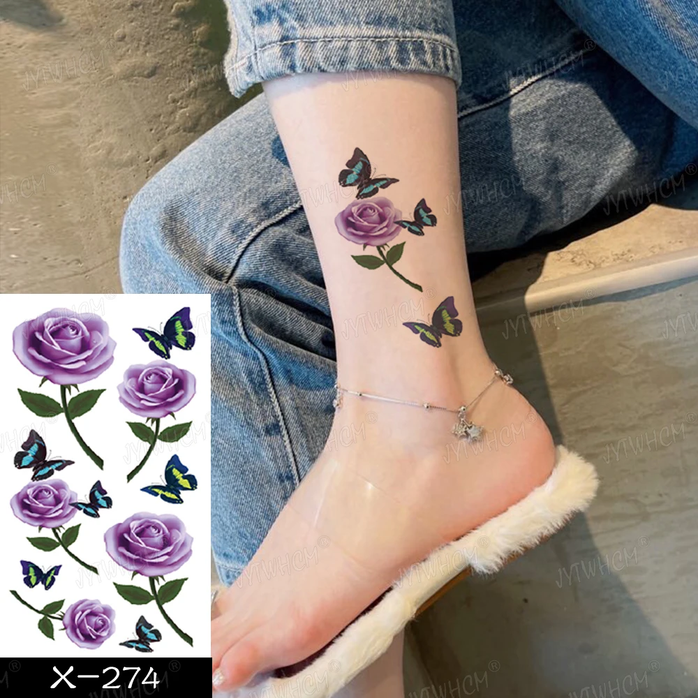 Sunflower Tattoo On Ankle
