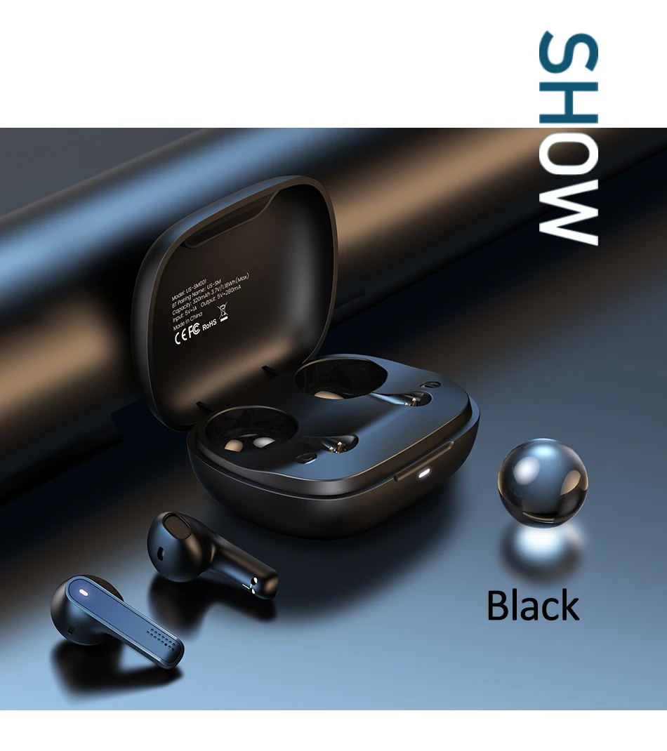 USAMS ANC TWS True Wireless Earphones BT 5.0 Smart Touch