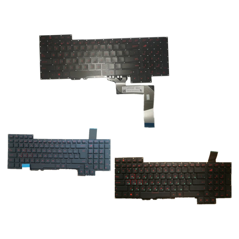 Laptop Keyboard For ASUS G751 G751JL G751JM G751JT G751JY GFX71 GFX71J ...