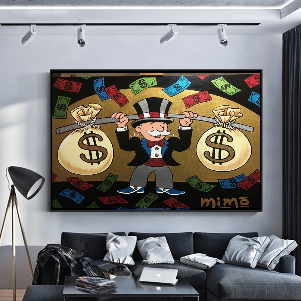 Monopoly Man With Money Bags