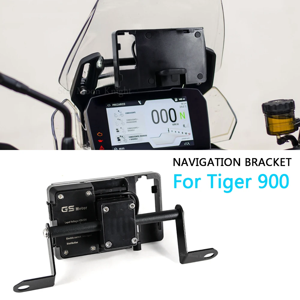 Motorcycle-Mobile-Phone-USB-Navigation-Bracket-Mobile-Phone-GPS-Plate ...