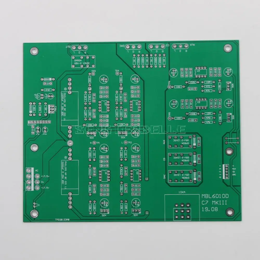 Based On MBL6010 Preamplifier Board PCB HiFi Stereo With 3-Way Audio ...