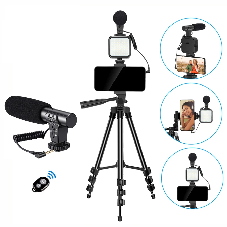 Portable-Video-Recording-Condenser-Microphone-Kits-Shotgun-Microphone ...