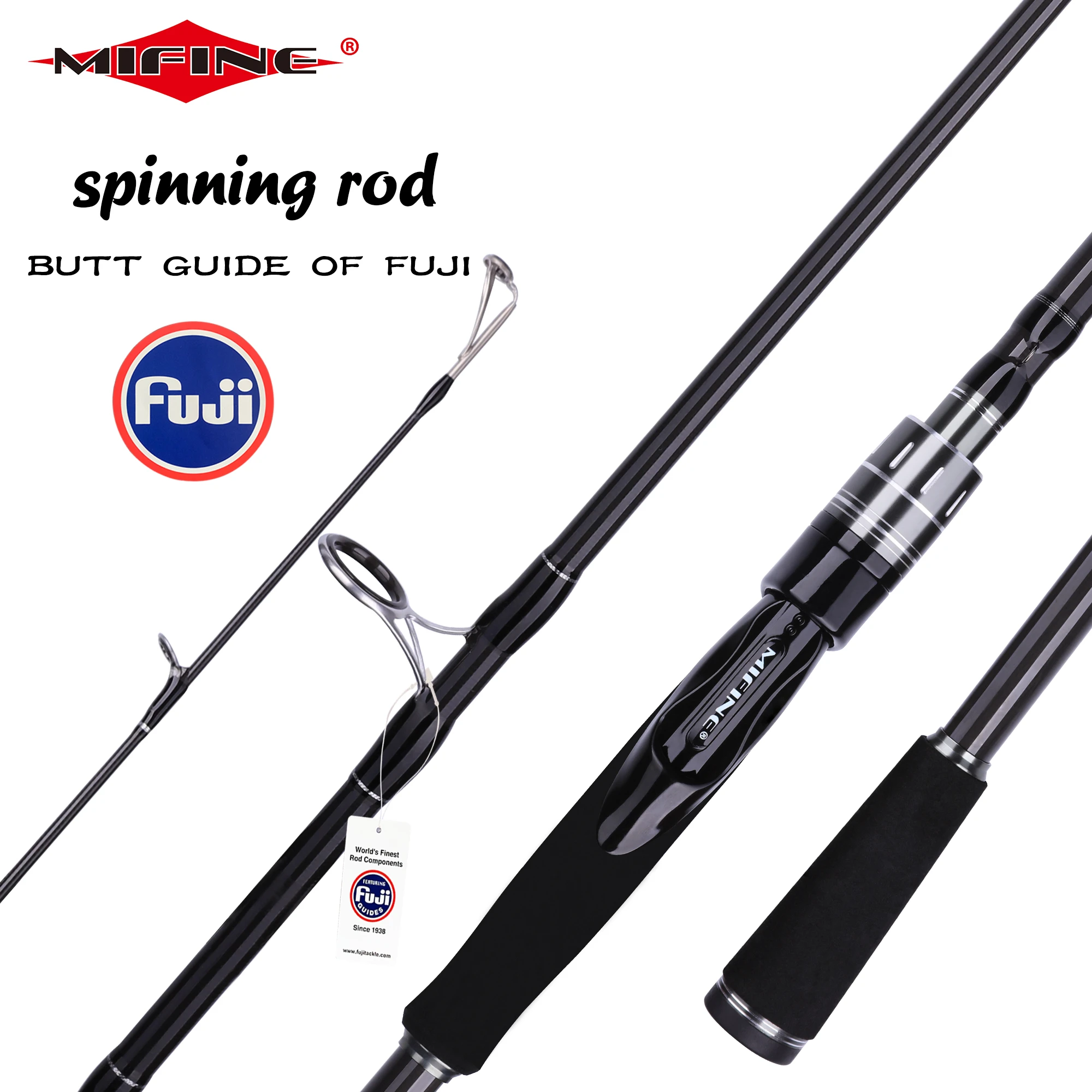 Mifine Maximus Spinning Lure Fishing Rod 1.68m 2.1m 2.4m 2.7m 3.0m ...