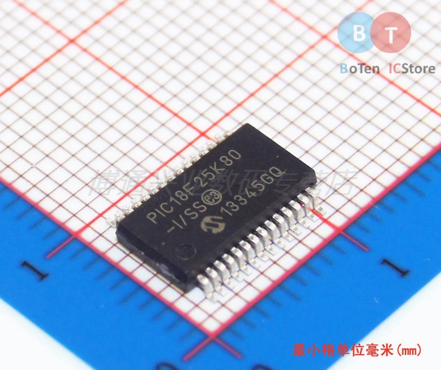 Новые и оригинальные 10 PIC18F25K80-I/ss SSOP28_53MM_065P