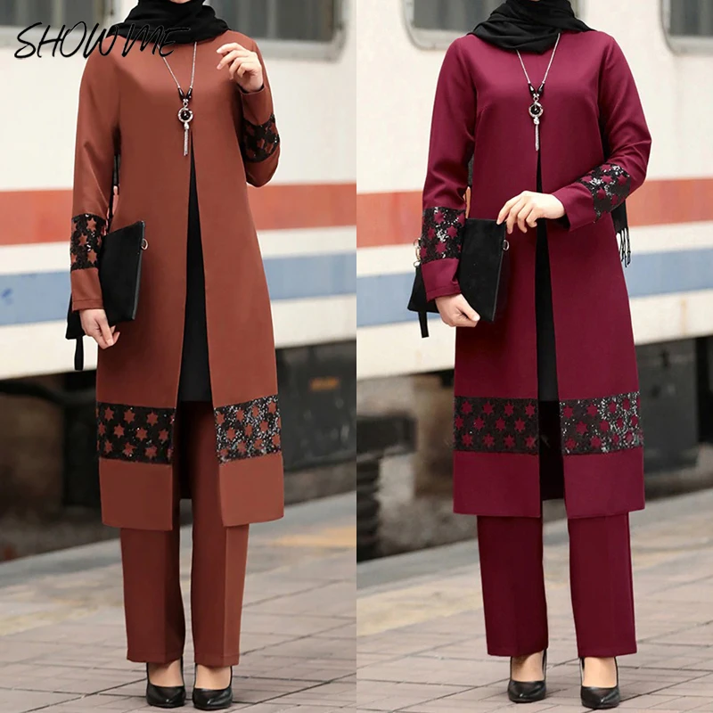 Muslim Fashion Abaya Dress Arab Middle East Islamic Clothing for Women ...