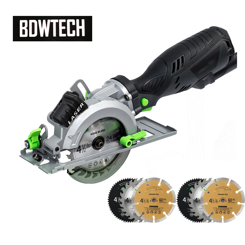 Bdwtech mini serra circular elétrica btc02 705w, serra circular com ...