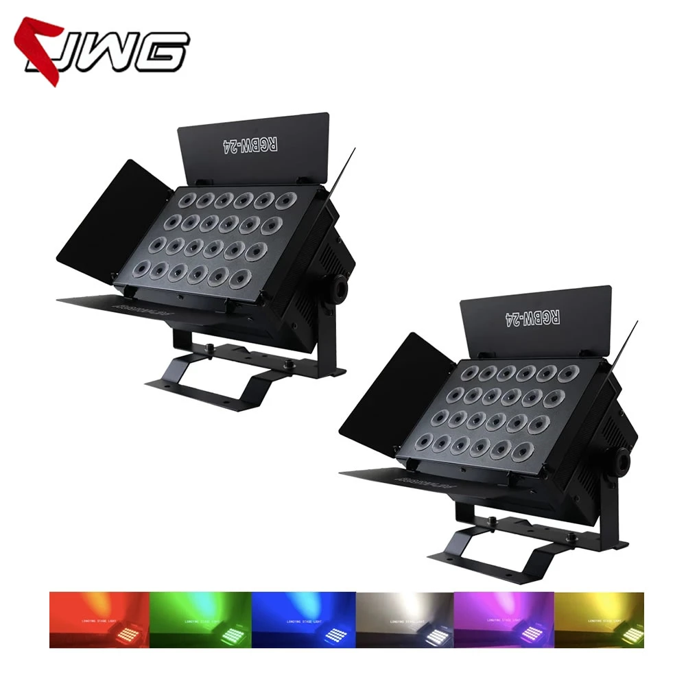 Free Shipping 2pcs/lot China 320w 24x12w Rgbw 4in1 Led Wall Washer ...