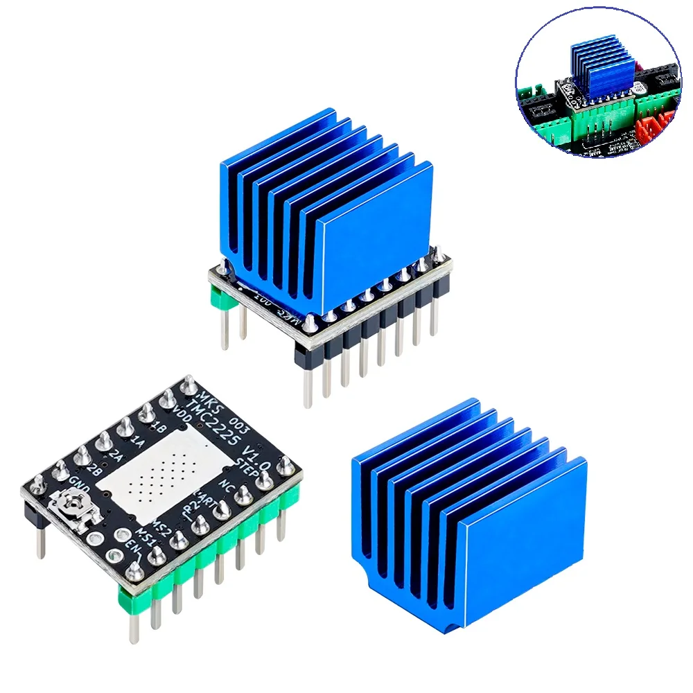 MEGA MKS TMC2225 TMC2226 Stepper Motor Driver V1.0 Module Ultra Silent ...