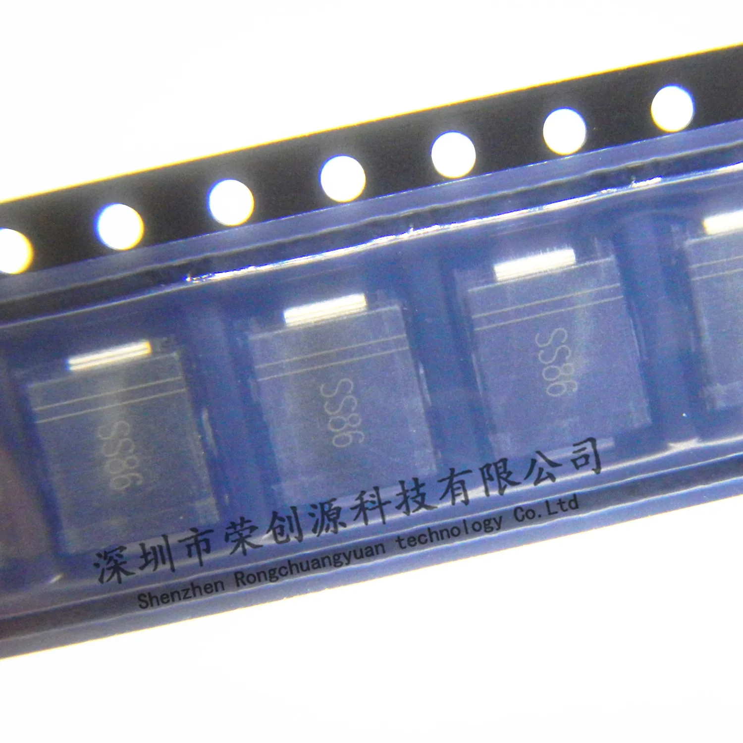 20PCS Surface Mount Schottky Barrier Rectifier SS86 SMC 8A 60V SS86C ...