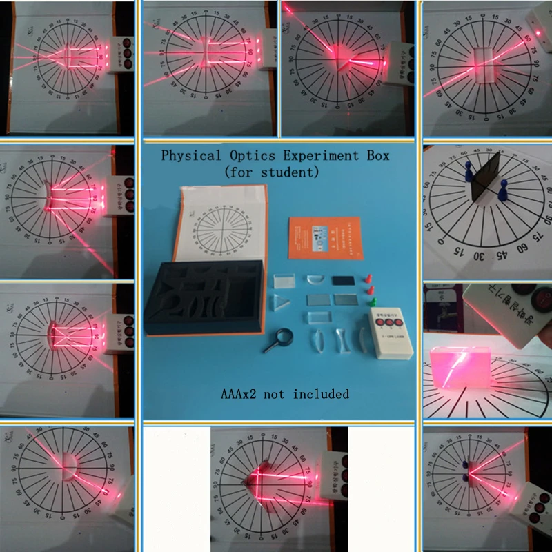 Optical-Experiment-Set-Triangular-Prism-Convex-Lens-Concave-Mirror-Dial ...