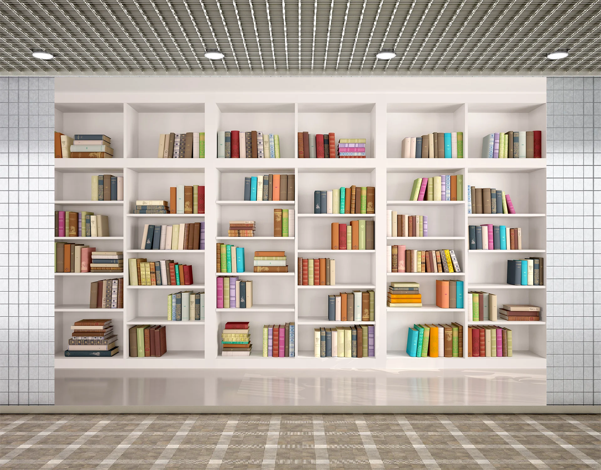 Bookshelf-Backdrop-Bookcase-Backdrops-Library-Backdrop-Office-Backdrop ...
