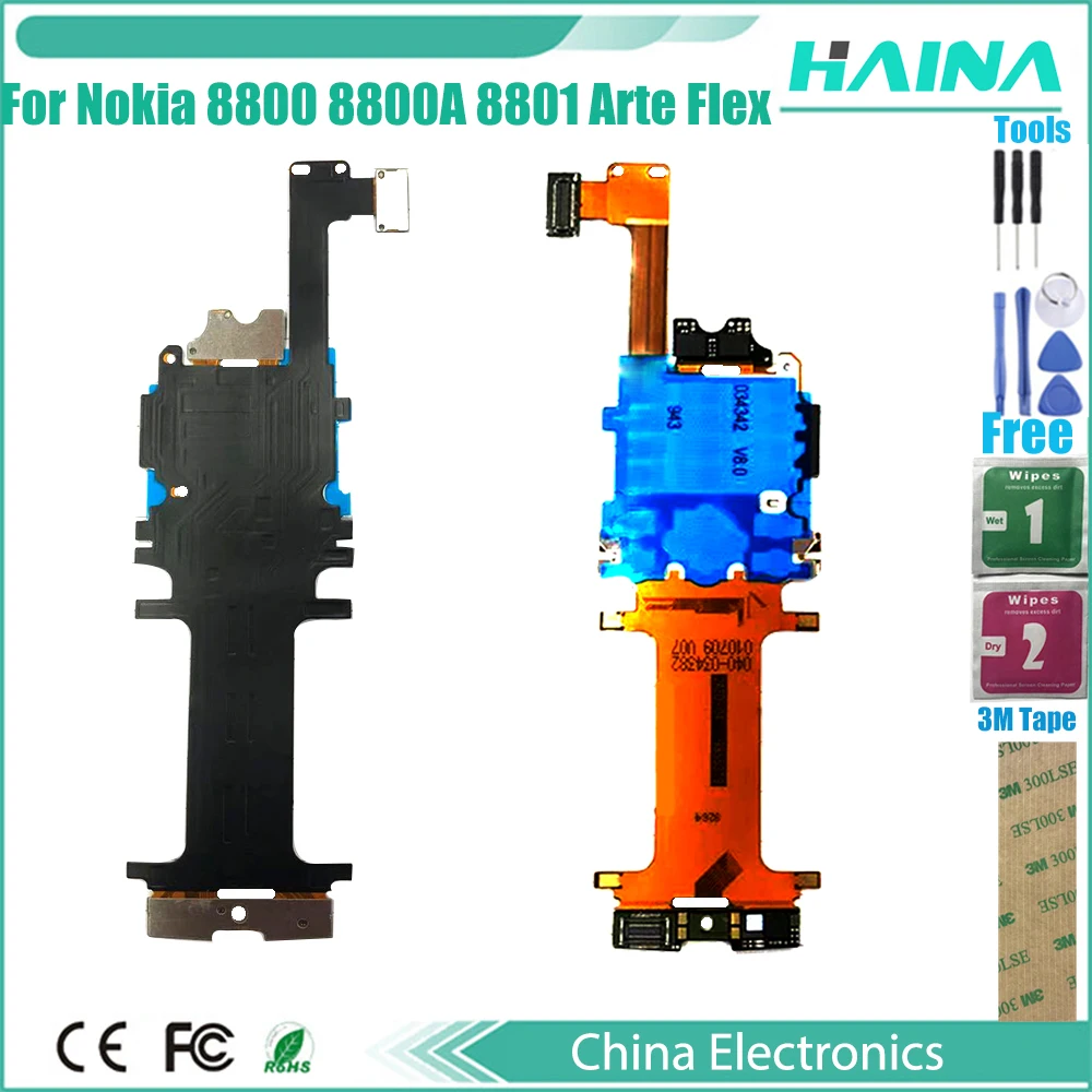 Placa de teclado deslizante flexible, Cable flexible principal Lcd para ...