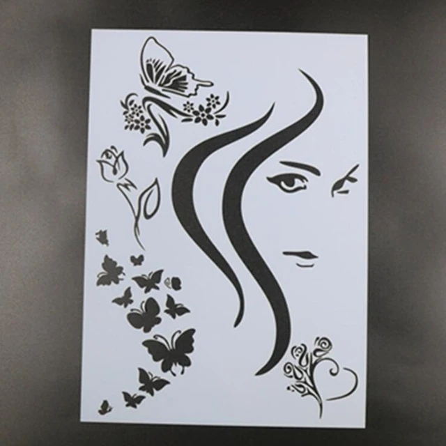 Cool Stencil Designs For Girls