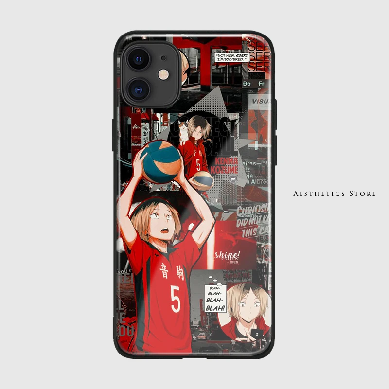¡Kenma Kozume Haikyuu! Funda de silicona suave para teléfono iPhone ...